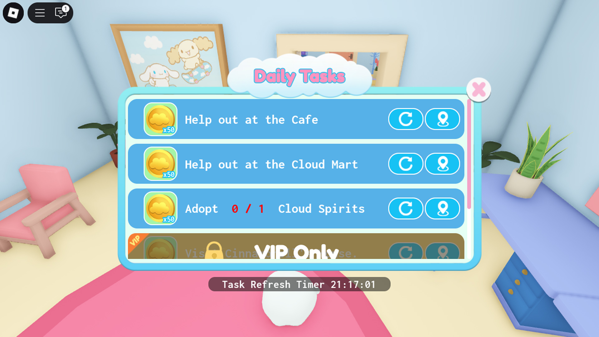 Cinnamoroll Cloud Land Roblox 完整任务指南 - Collectiona2z.com