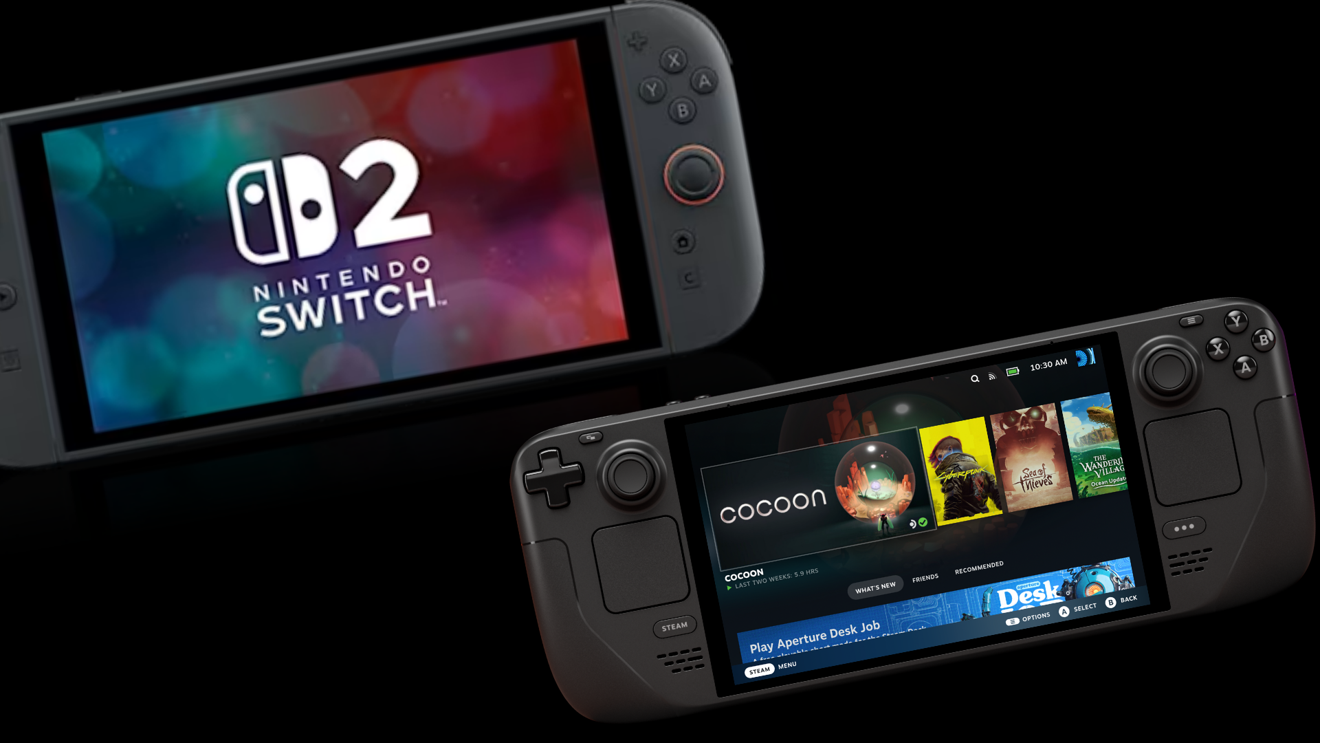 Nintendo Switch 2 与 Steam Deck：性能、功能等 - Collectiona2z.com