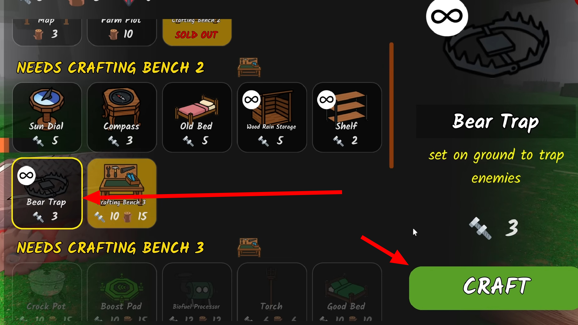 如何在森林里99晚获得屈辱徽章和图标 - Collectiona2z.com