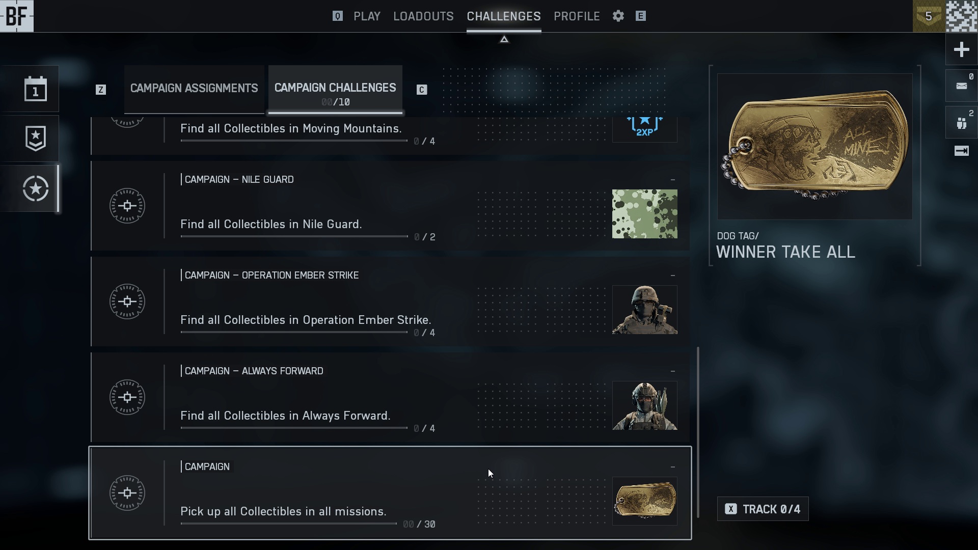 《战地 6》战役：所有挑战和奖励 - Collectiona2z.com